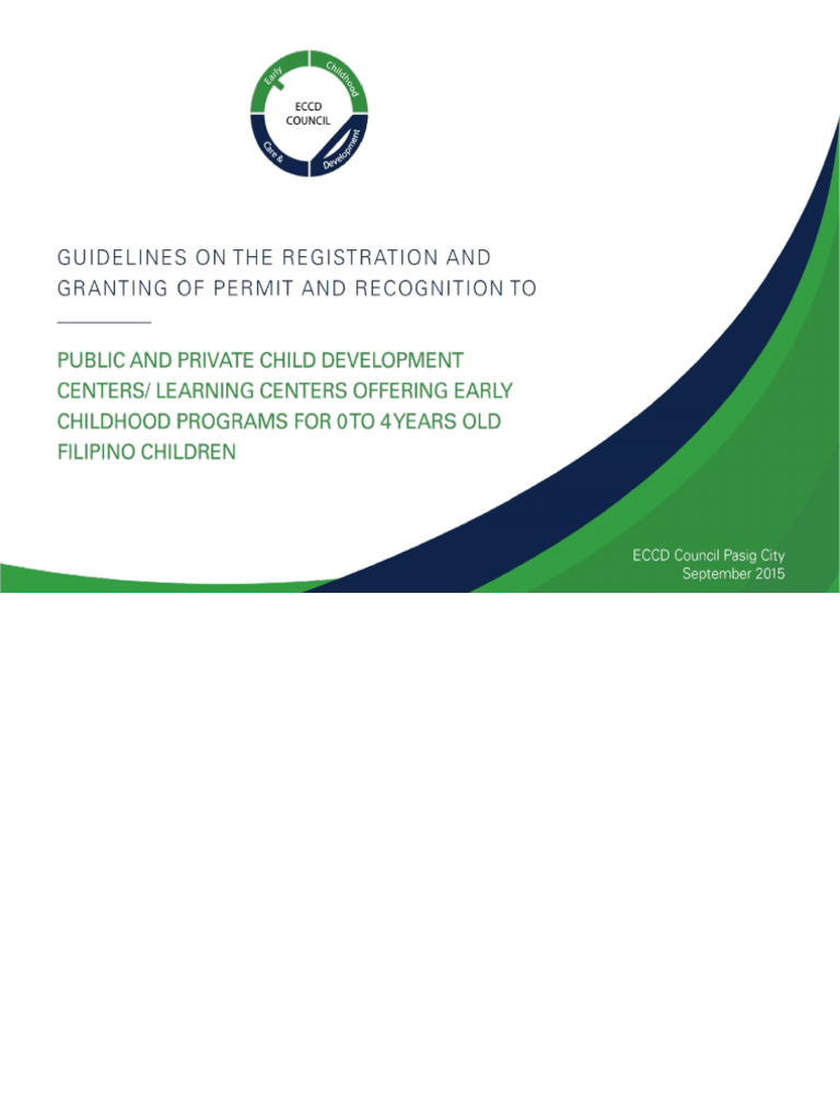 New ECCD Guideline Process Tool 1 | PDF | Breastfeeding | Child Development