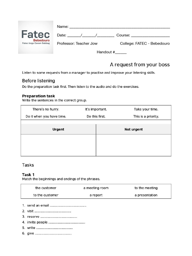 Handout - Active Listening | PDF