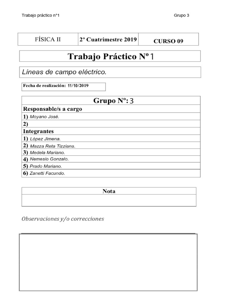 TP1-Grupo 03 (Ejemplo) | PDF | voltaje | Medición