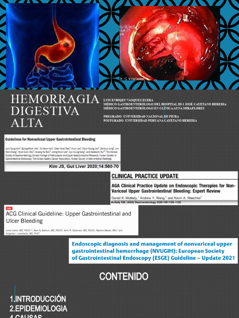 Hda y Pancreatitis | PDF | Estómago | Enfermedades y trastornos