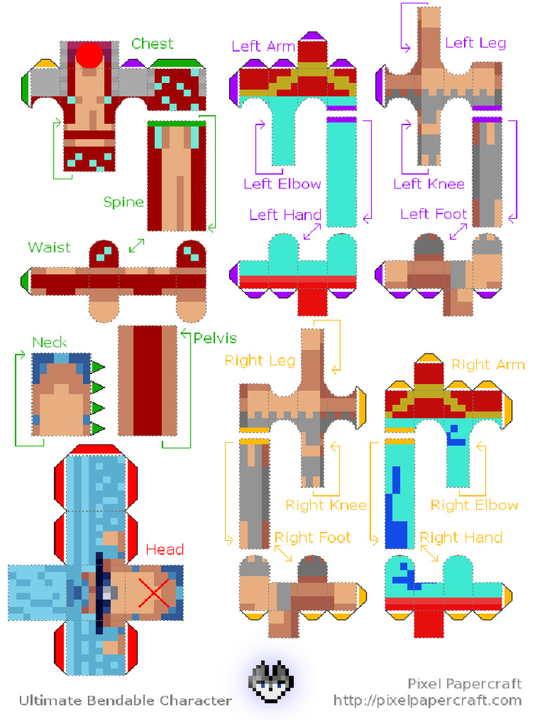 Minecraft Bendable Character | PDF