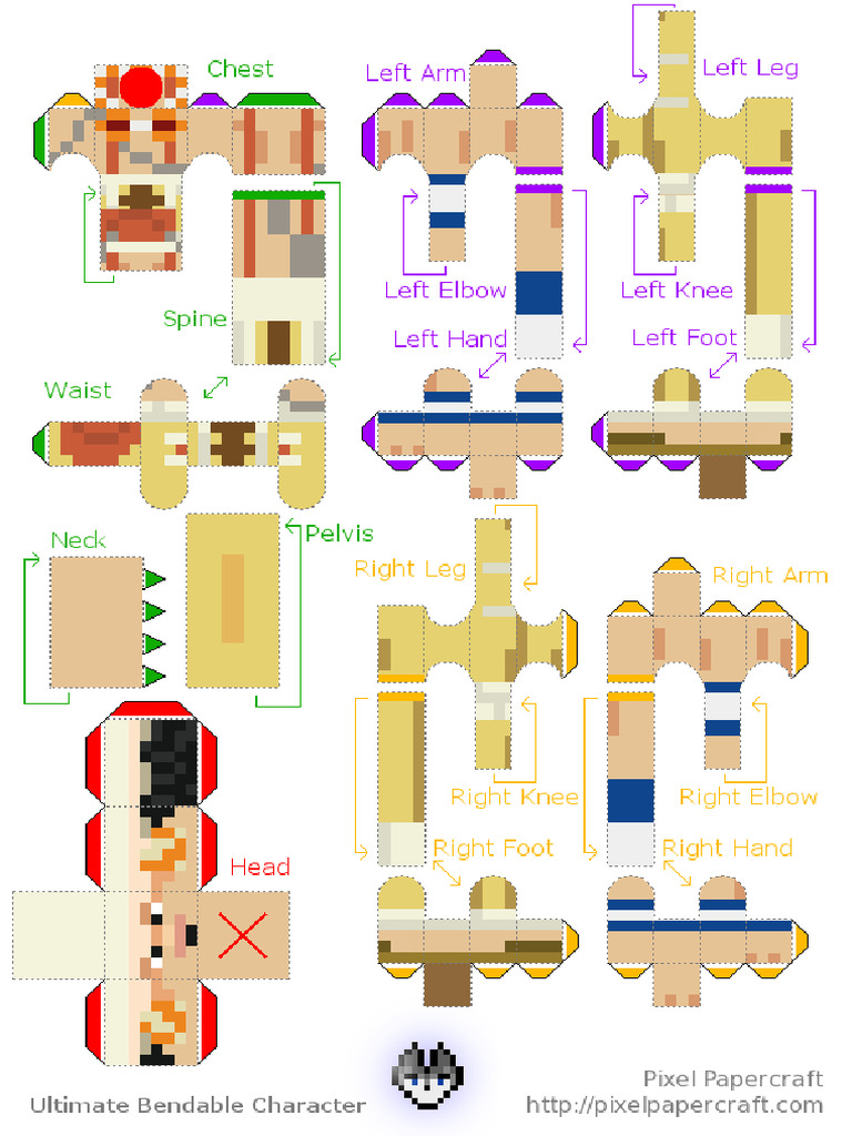 Minecraft Bendable Character | PDF