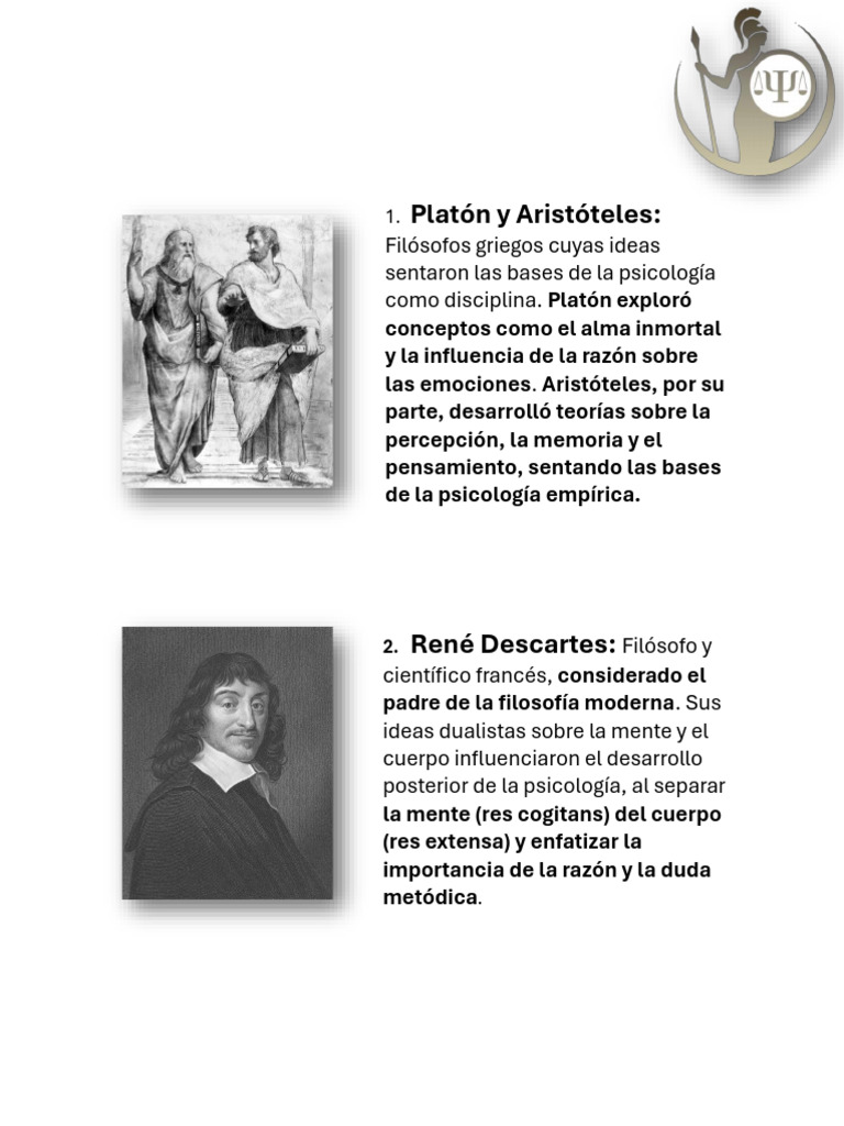 Platón y Aristóteles | PDF | Sicología | Monismo