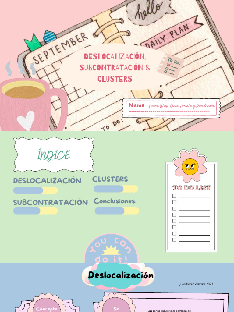 Pink Cute Colorful Journal To Do List Planner Presentation | Descargar ...