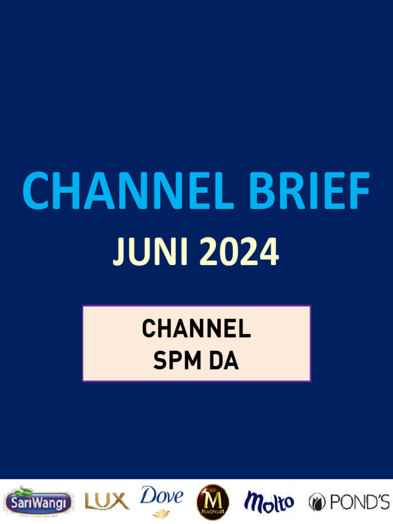 DCC - Channel Brief SPM Da - Juni - 2024 | PDF | Hygiene