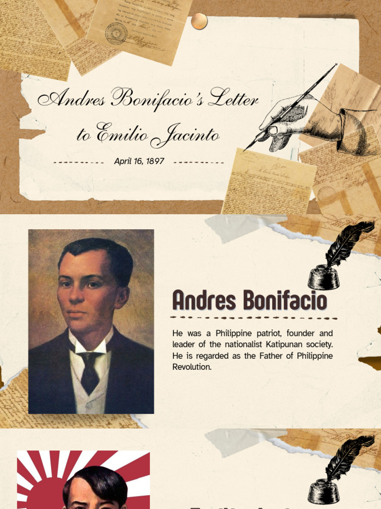Andres Bonifacio's Letter To Emilio Jacinto | PDF