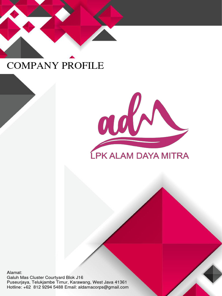Compro LPK Alam Daya Mitra 2024 | PDF | Karier & Perkembangan | Bisnis
