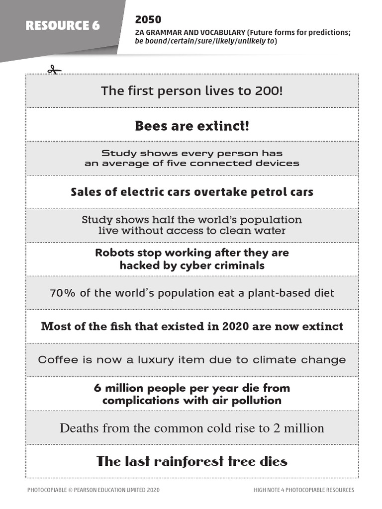 Future Predictions and Global Issues | PDF