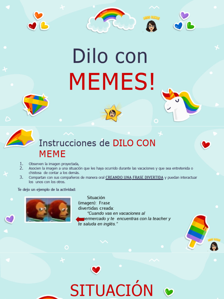 Dilo Con Memes Versión Vacaciones de Verano | PDF