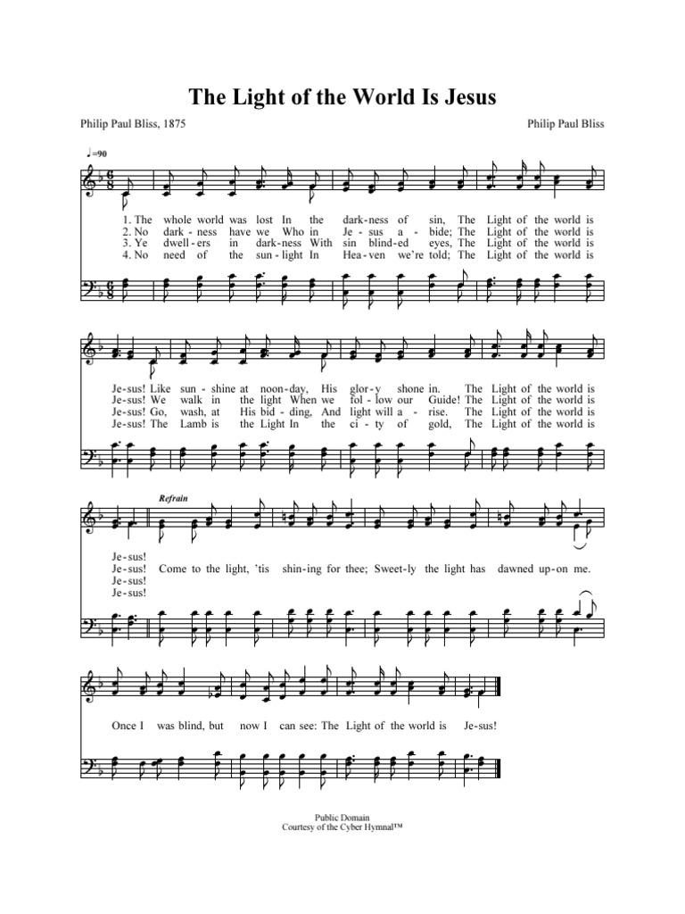 TheLightOfTheWorldIsJesus (Bliss) | PDF | Gospel Episodes