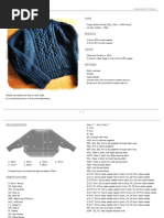 Step by Step Sweater V1 | PDF | Knitting | Gauge (Knitting)