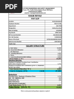 Salary Annexure Format in Excel | PDF