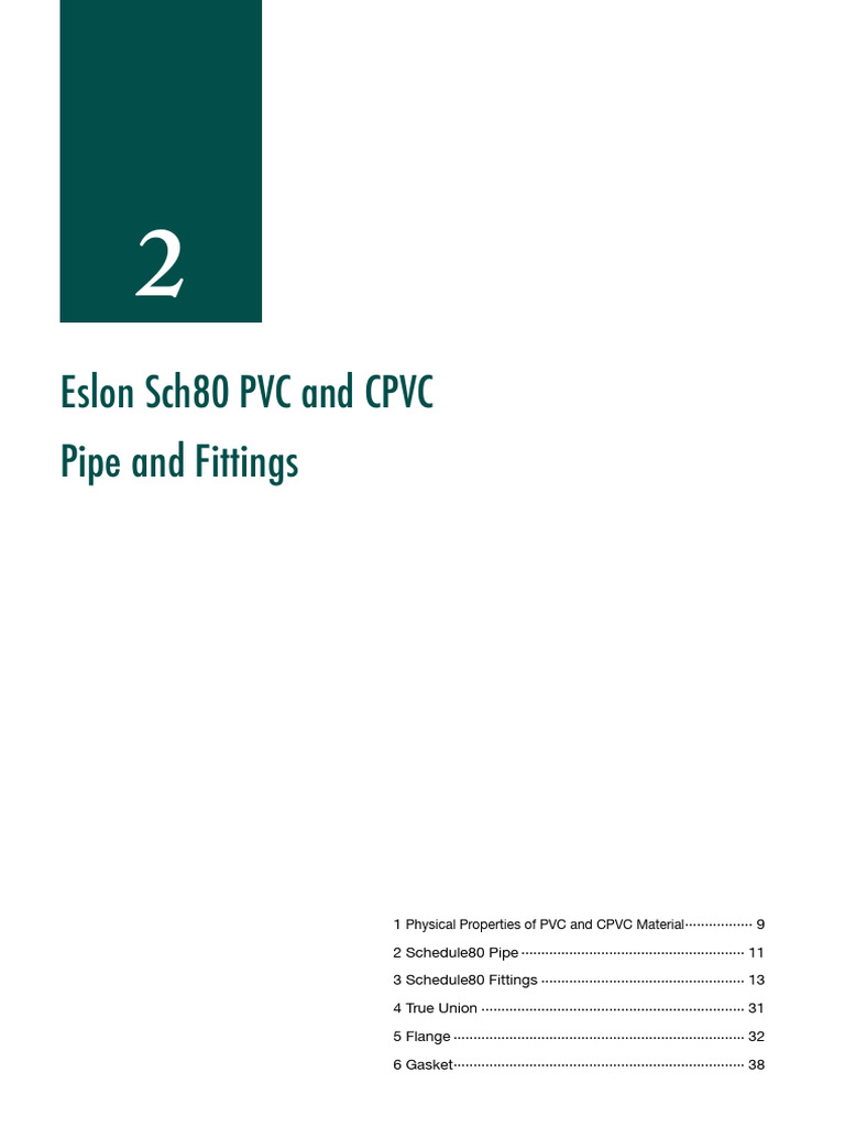 Industrial PVC & CPVC Guide | PDF | Electrical Resistivity And ...