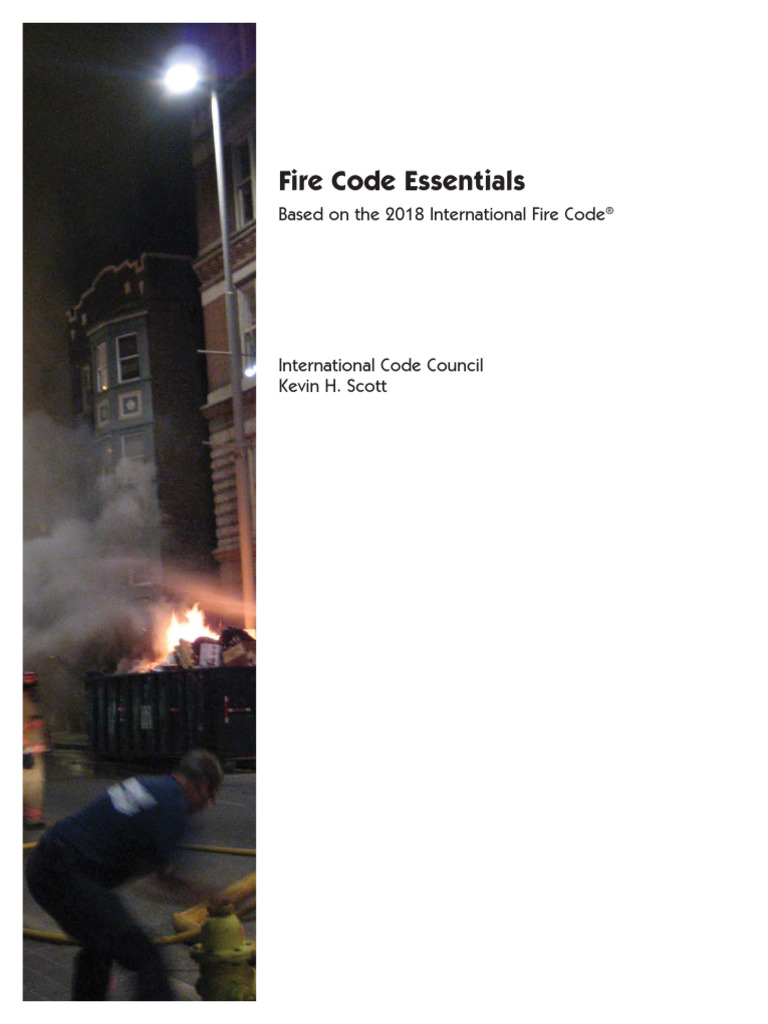 Fire Code Essentials - ICC - 4431S18-TOC | PDF | Fire Safety | Fire ...