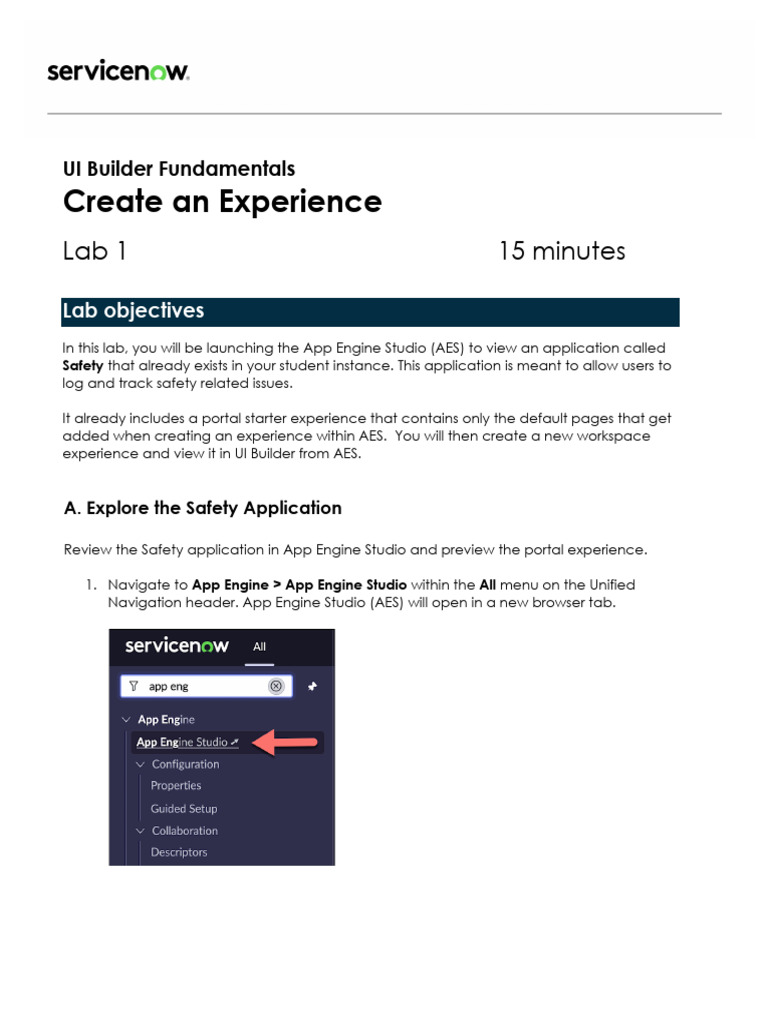 UIB Fundamentals Lab 1 - Create An Experience | PDF | Computing | Software