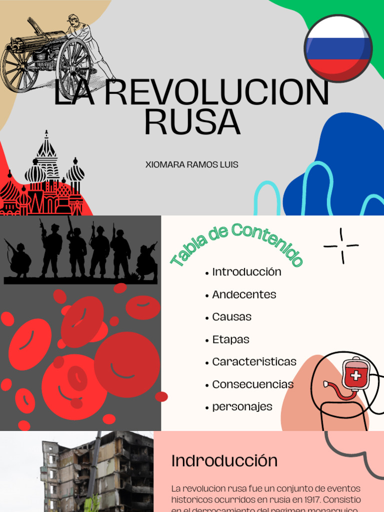 Causas y Etapas de la Revolución Rusa | PDF | Imperio ruso | revolución ...