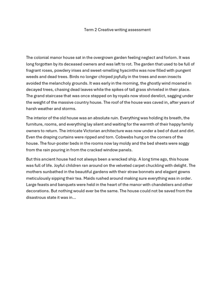 Term 2 Writing | PDF