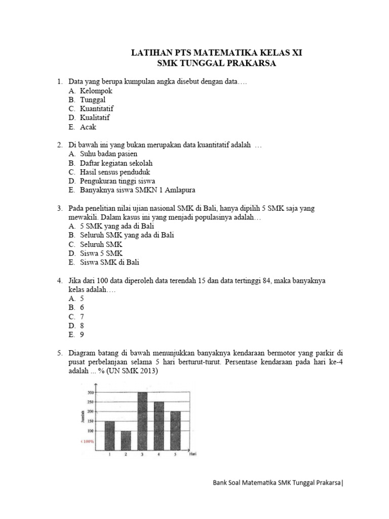 Latihan PTS XI | PDF