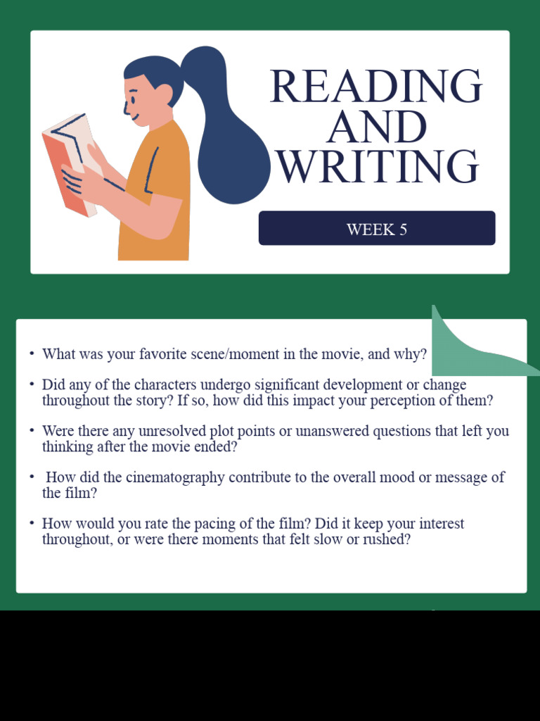 R&W 5 - Week 5 - Book Review | PDF | The Hunger Games | Books