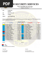 Daily Manning Schedule | PDF