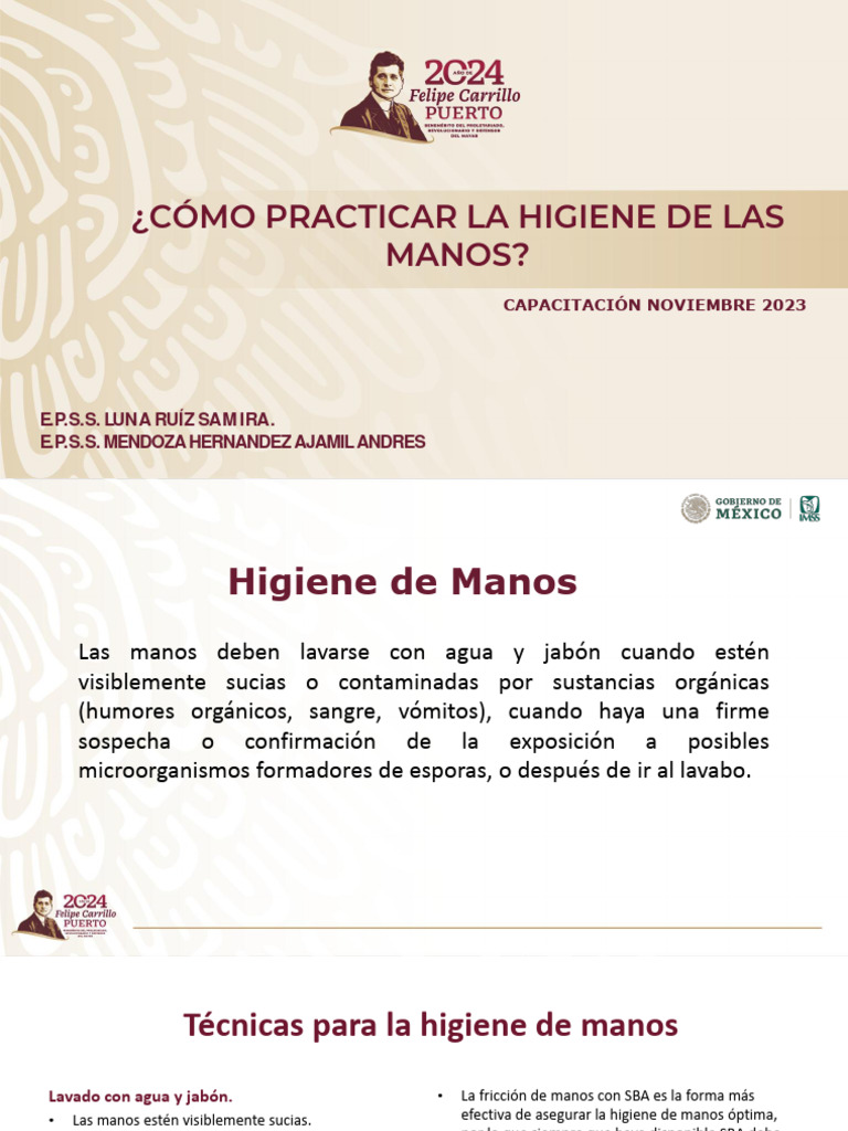 Phima y Manual | PDF | Lavado de manos | Ciencias de la Salud