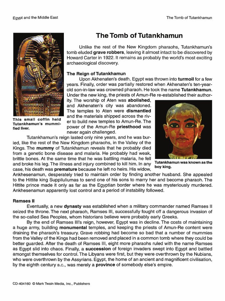 Tutankhamun | PDF
