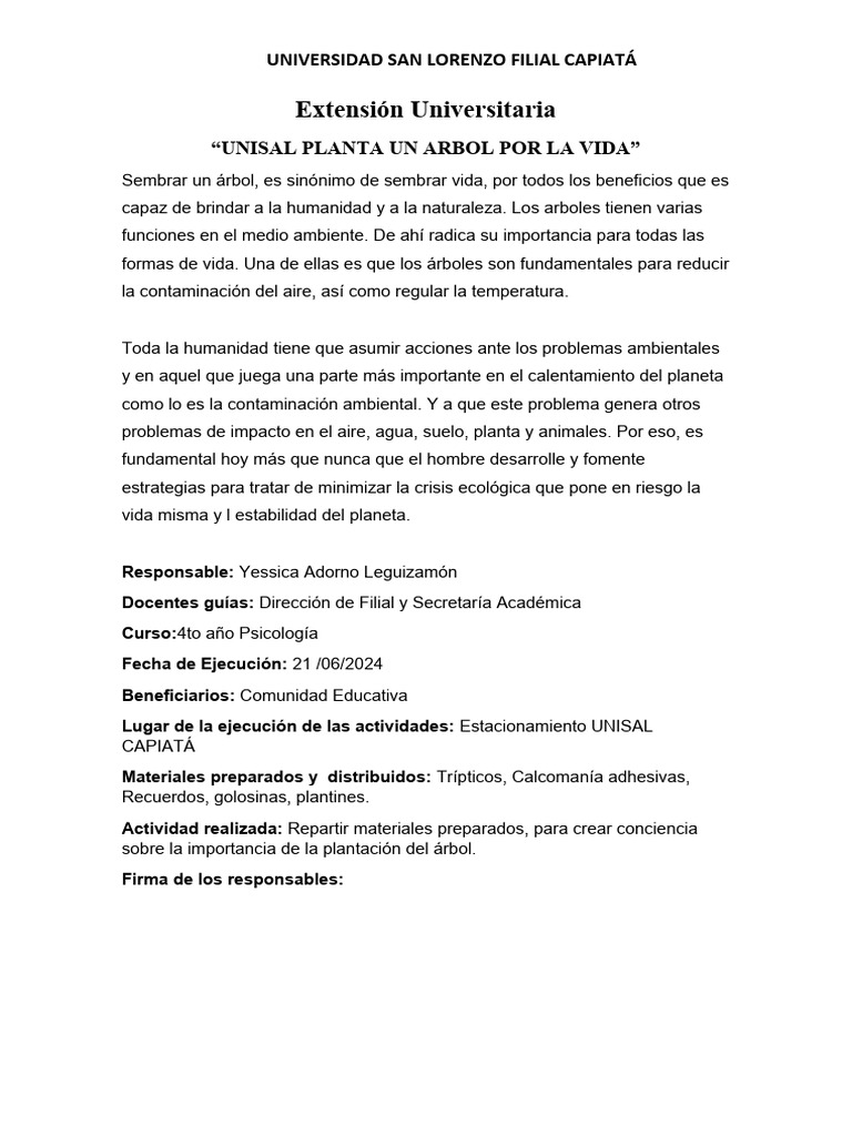 Modelo de Informe Preparacion de Stands | PDF