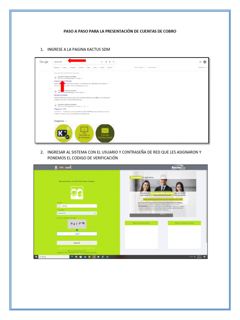 Instructivo Kactus | PDF | Software | Informática
