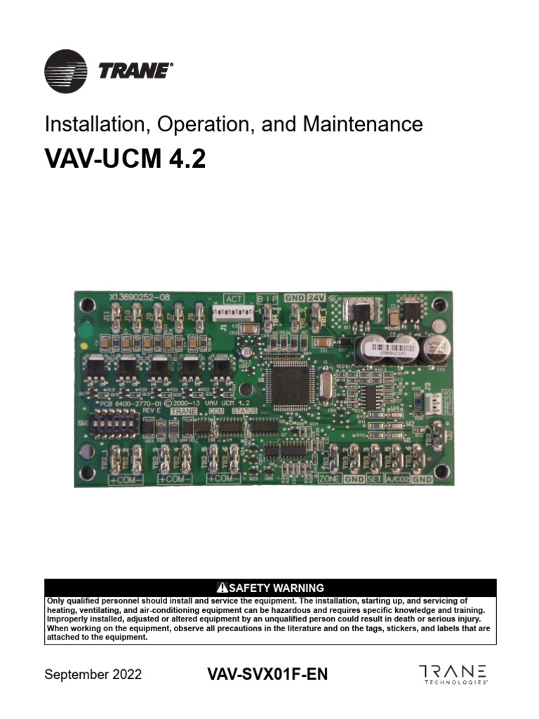 Vav-Ucm 4.2 Iom | PDF | Chlorofluorocarbon | Electrical Engineering