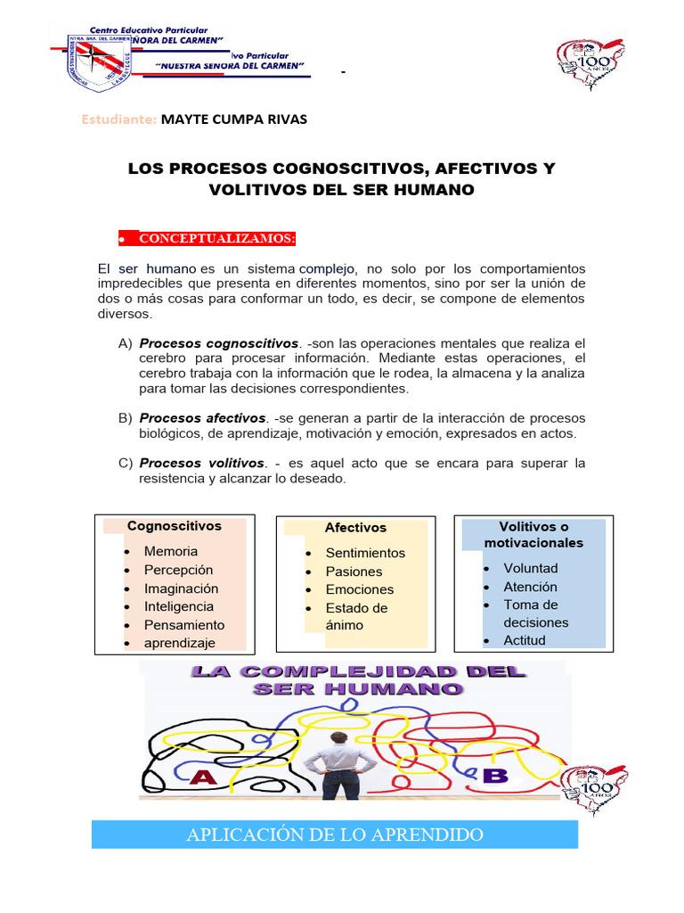 FICHA INSTRUCTIVA DPCC - 4y5 - PRIMERA SEMANA | PDF | Las emociones | Aprendizaje