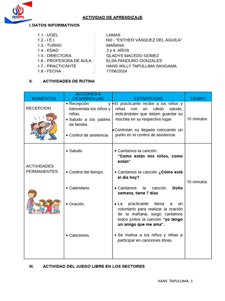 Actividades Educativas para Niños de 3-4 Años | PDF | Alimentos
