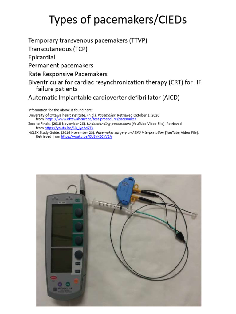 Types Of Pacemaker Pdf