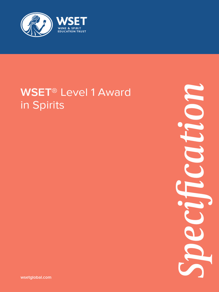 WSET L1&2spirits Specification | PDF | Whisky | Gin