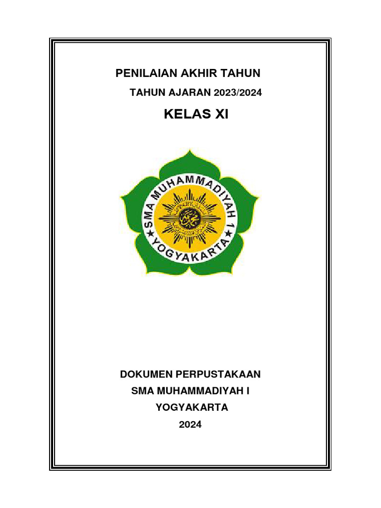 Soal Pat Xi Matematika Peminatan 2022-2023 | PDF | Metode & Bahan Ajar | Sains & Matematika
