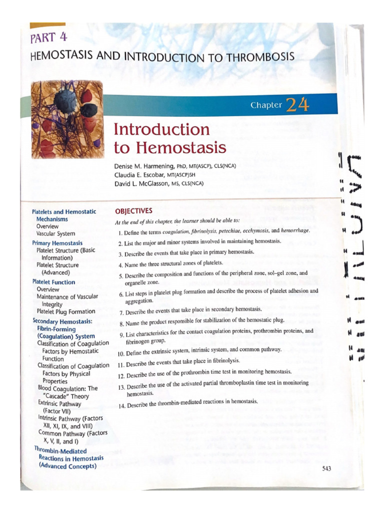 Hemostasis Scan 1 | PDF