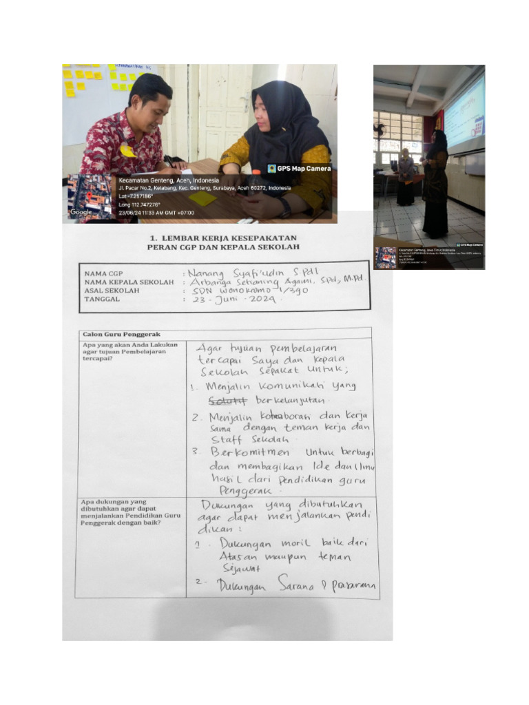 Tugas Guru Penggerak Modul 1.1 KHD Kelas 330 A - Nanang | PDF