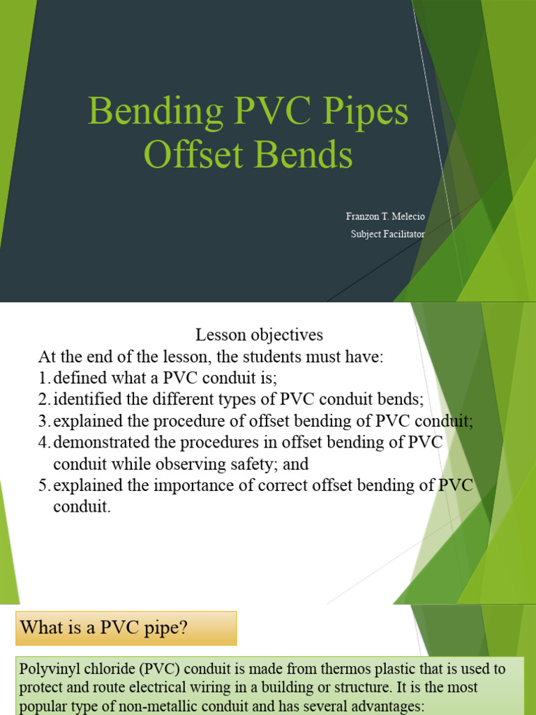 Bending PVC Pipes | PDF | Pipe (Fluid Conveyance) | Polyvinyl Chloride