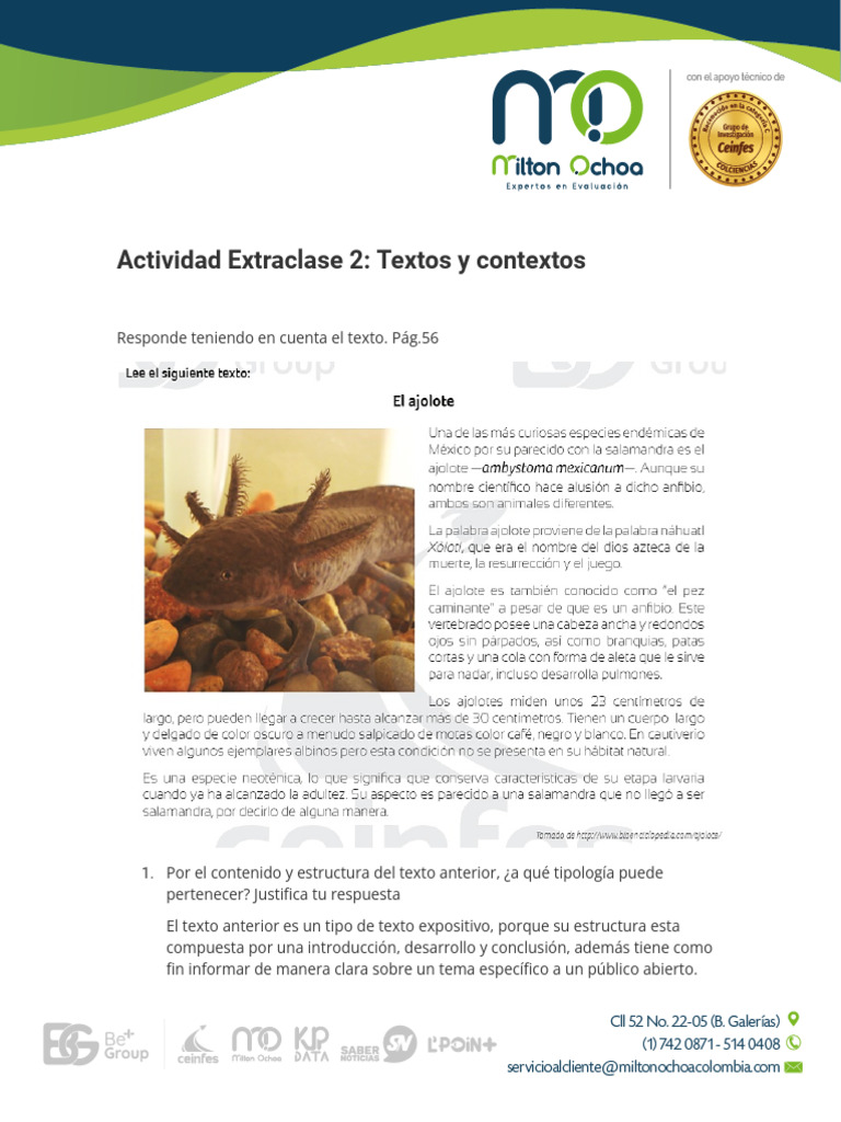 Lectura Unidad 5 Actividad Extraclase 2resuelto | PDF | Ficción general