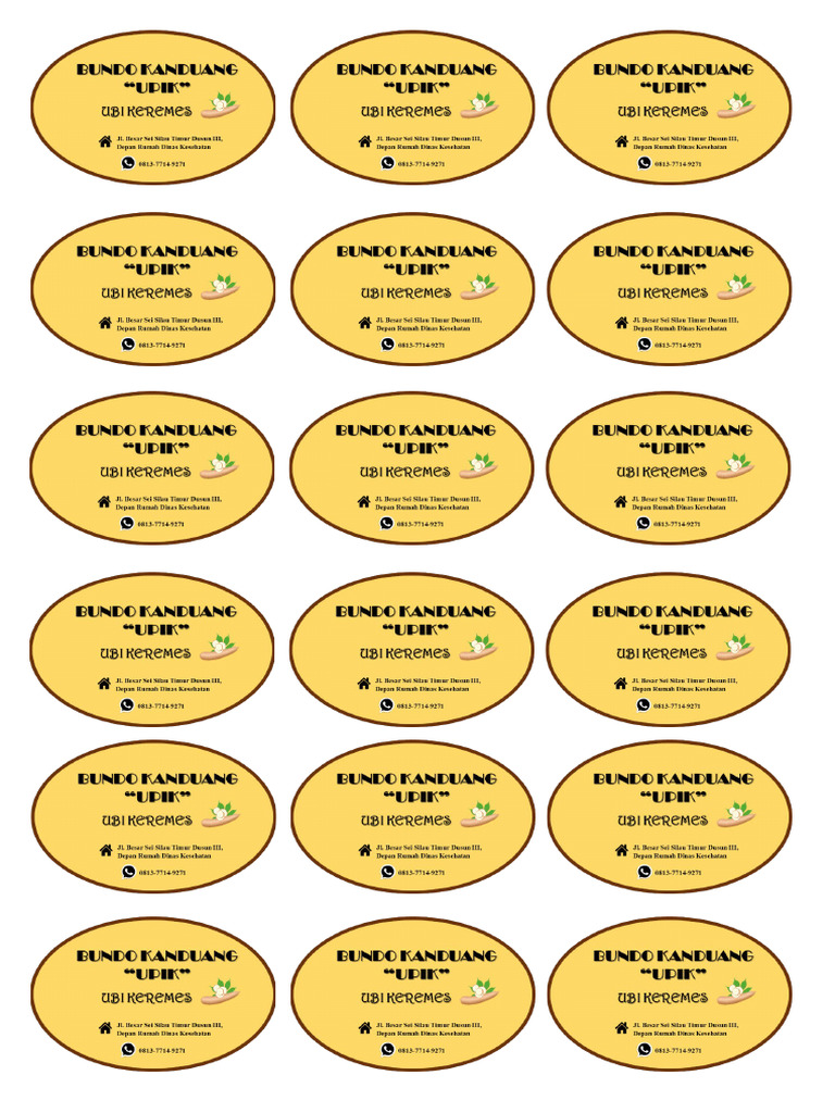 Ubi Keremes Bundo Kanduang | PDF
