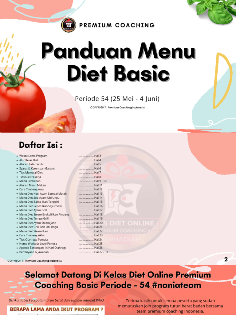 Basic 54 - Menu Junior | PDF