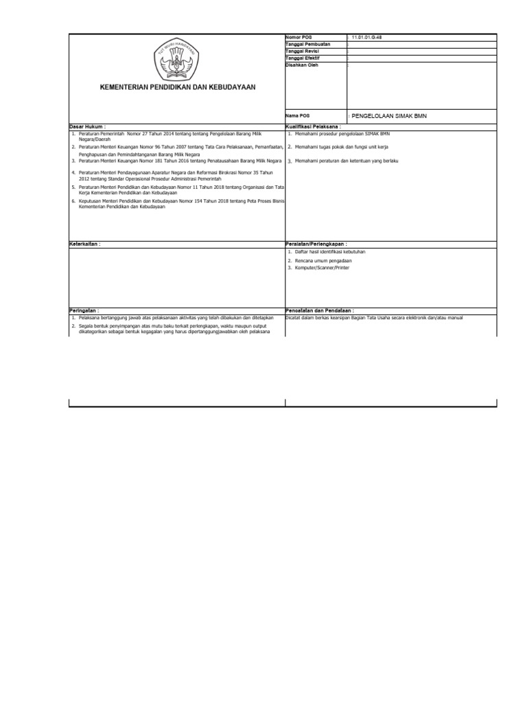 Pengelolaan SIMAK BMN | PDF