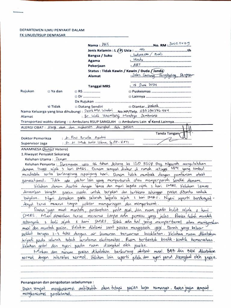Status DBD - Interna - Sadhu | PDF
