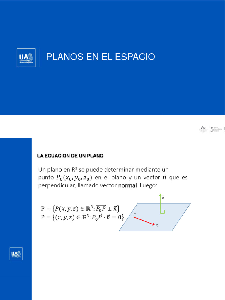 Ecuaciones de Planos en R3 | PDF | Línea (geometría) | Ecuaciones