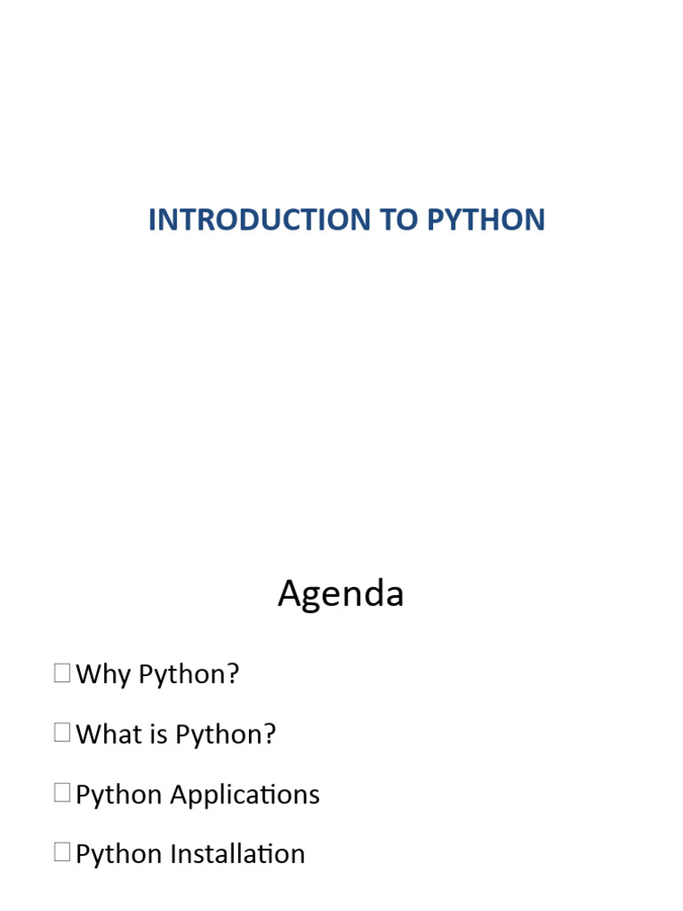 Python Basics | PDF | Python (Programming Language) | Reserved Word Python Basics | PDF | Python (Programming Language) | Reserved Word