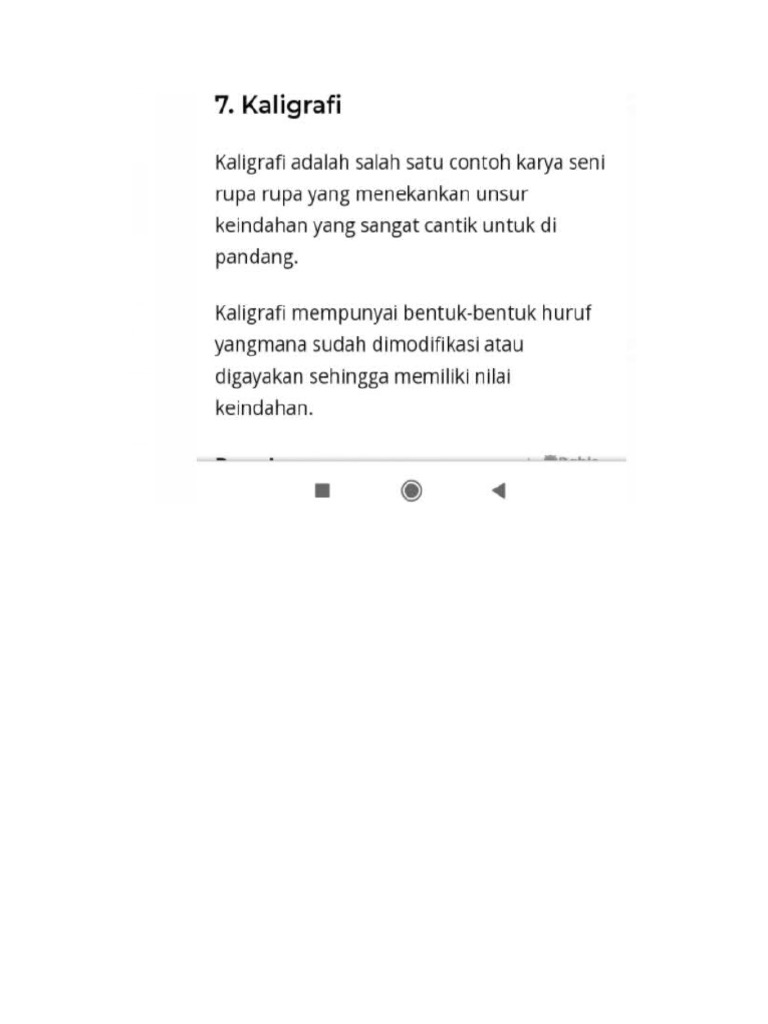 Materi Kaligrafi | PDF