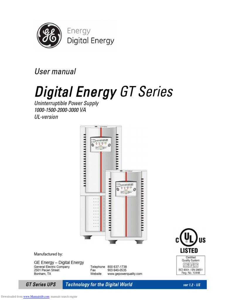 Digital Energy GT Series | PDF | Electromagnetic Interference ...