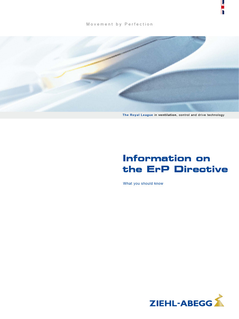 Information On The ErP Directive | PDF | Efficient Energy Use ...