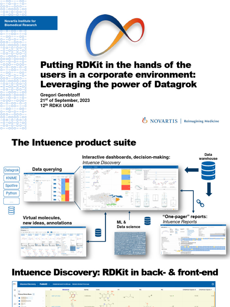 Gerebtzoff Leveraging The Power of Datagrok With RDKit | PDF | Computing