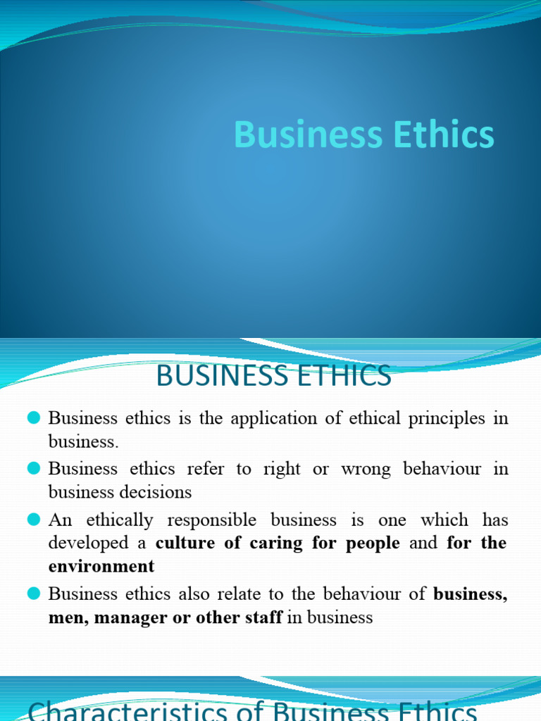 Business Ethics | PDF | Business Ethics | Business