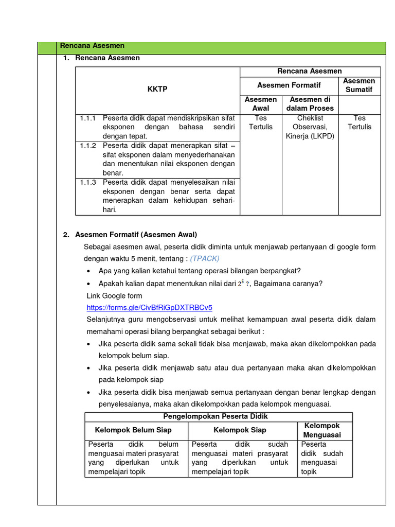 Asesmen - Awang Hermawan | PDF